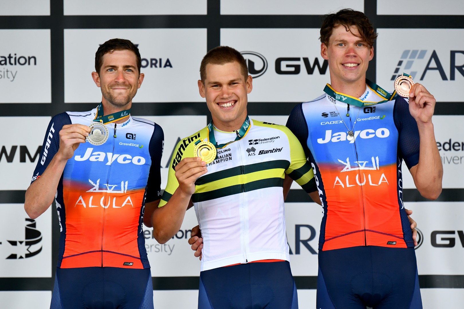 Lucas Plapp completes three-peat of national titles in men's road race ...