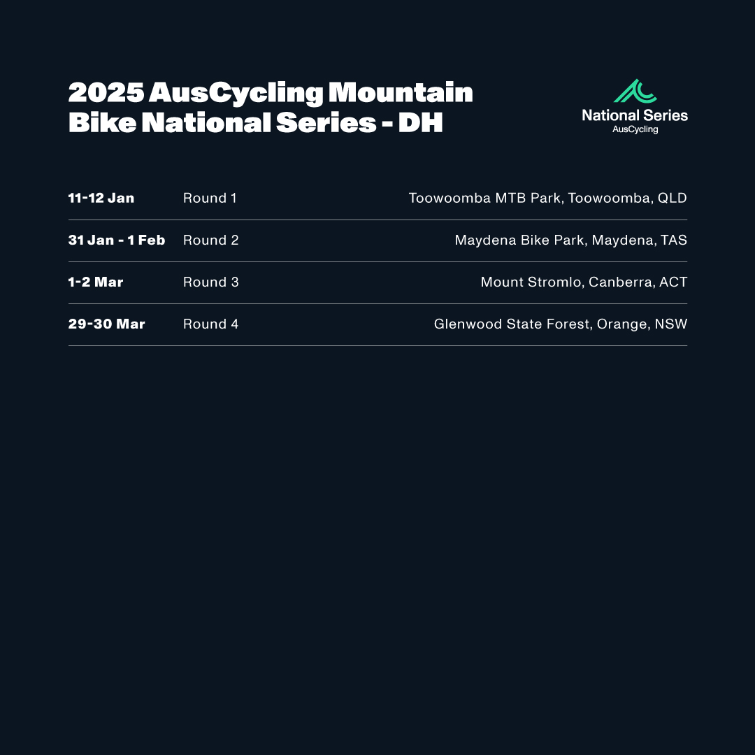 2024/25 mountain bike calendar has been announced | AusCycling