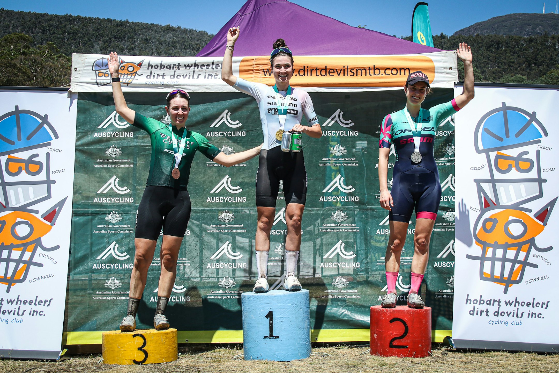 Ward and Flint too hot to handle at Tasmania's XC round | AusCycling