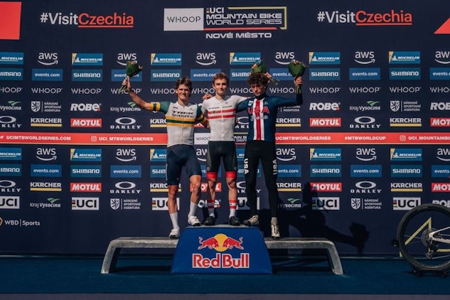Connor Wright makes a splash in Nove Mesto Junior World Cup Series race | AusCycling