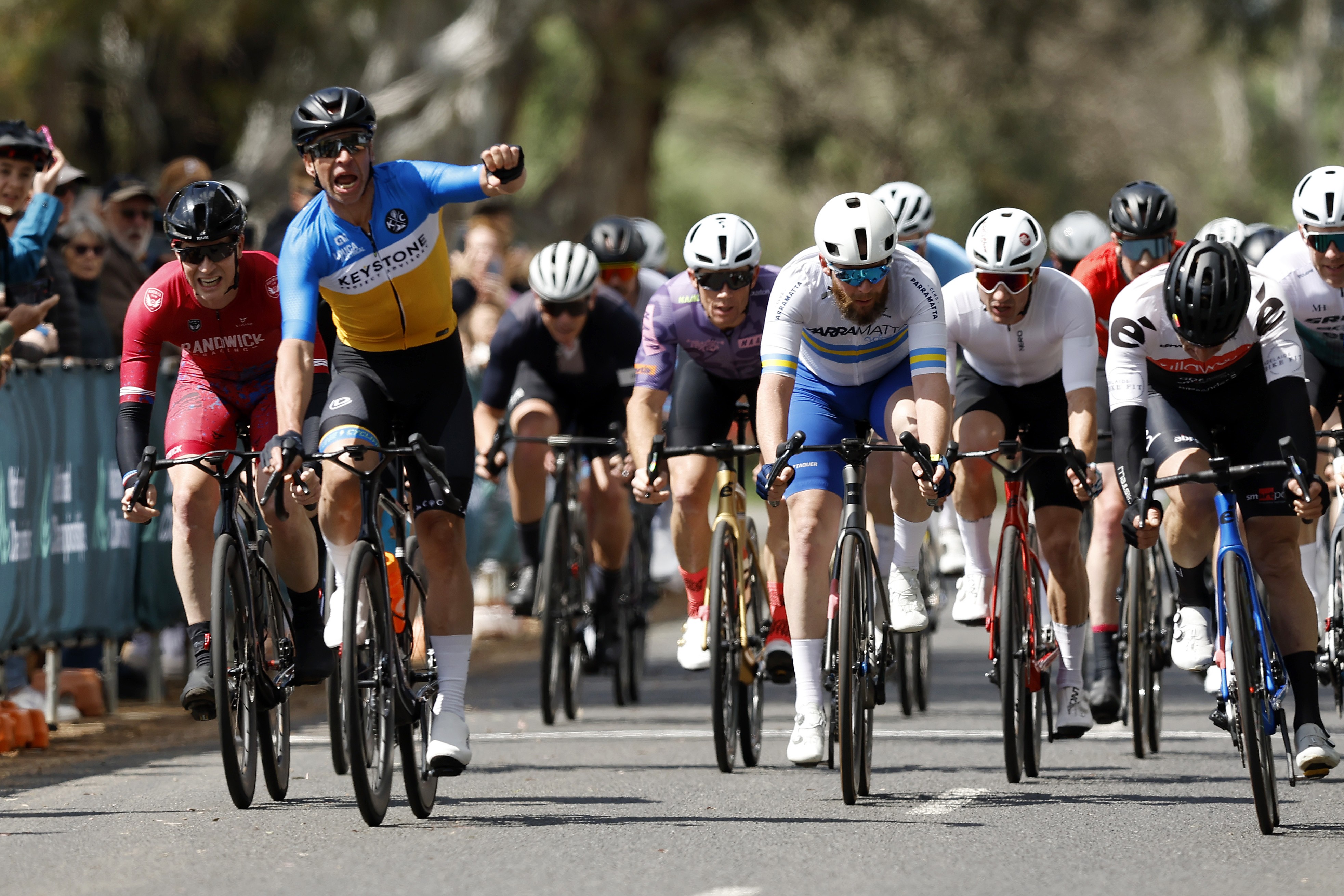 Masters road race champions crowned in windy Wagga | AusCycling
